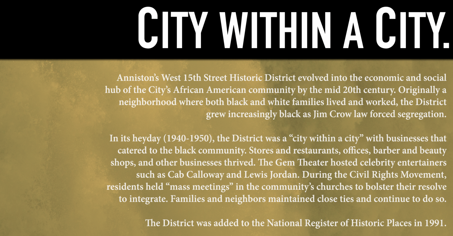 West 15th Street Historic District - The City of Anniston