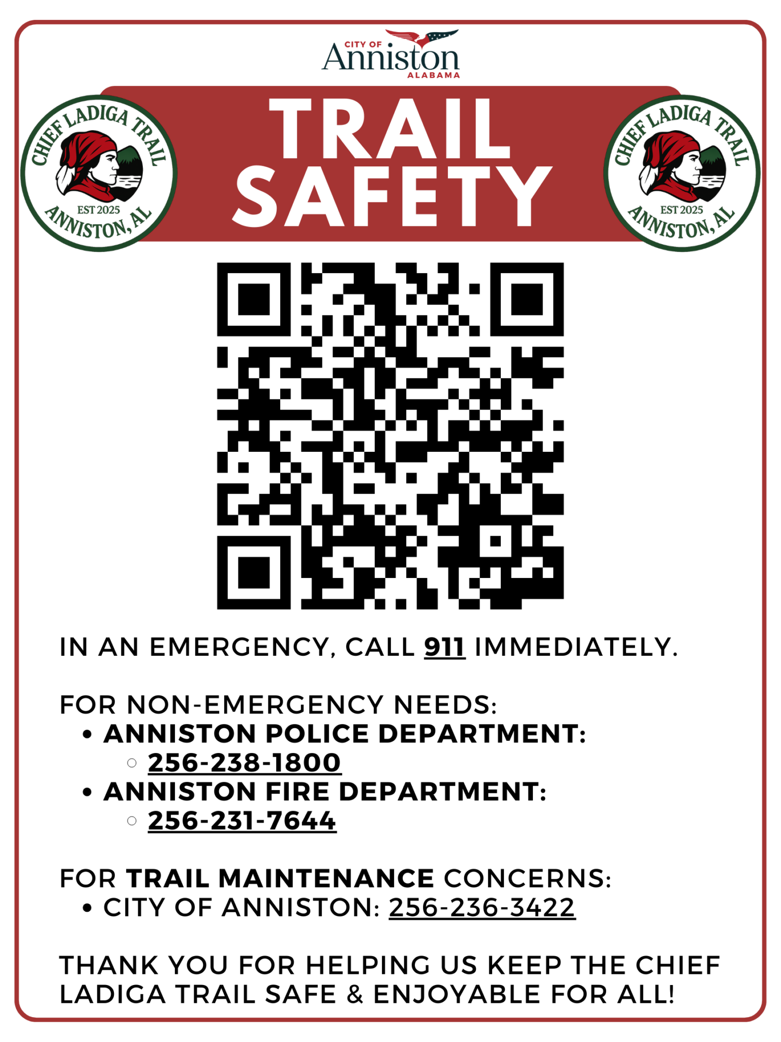 Chief Ladiga Trail - The City of Anniston